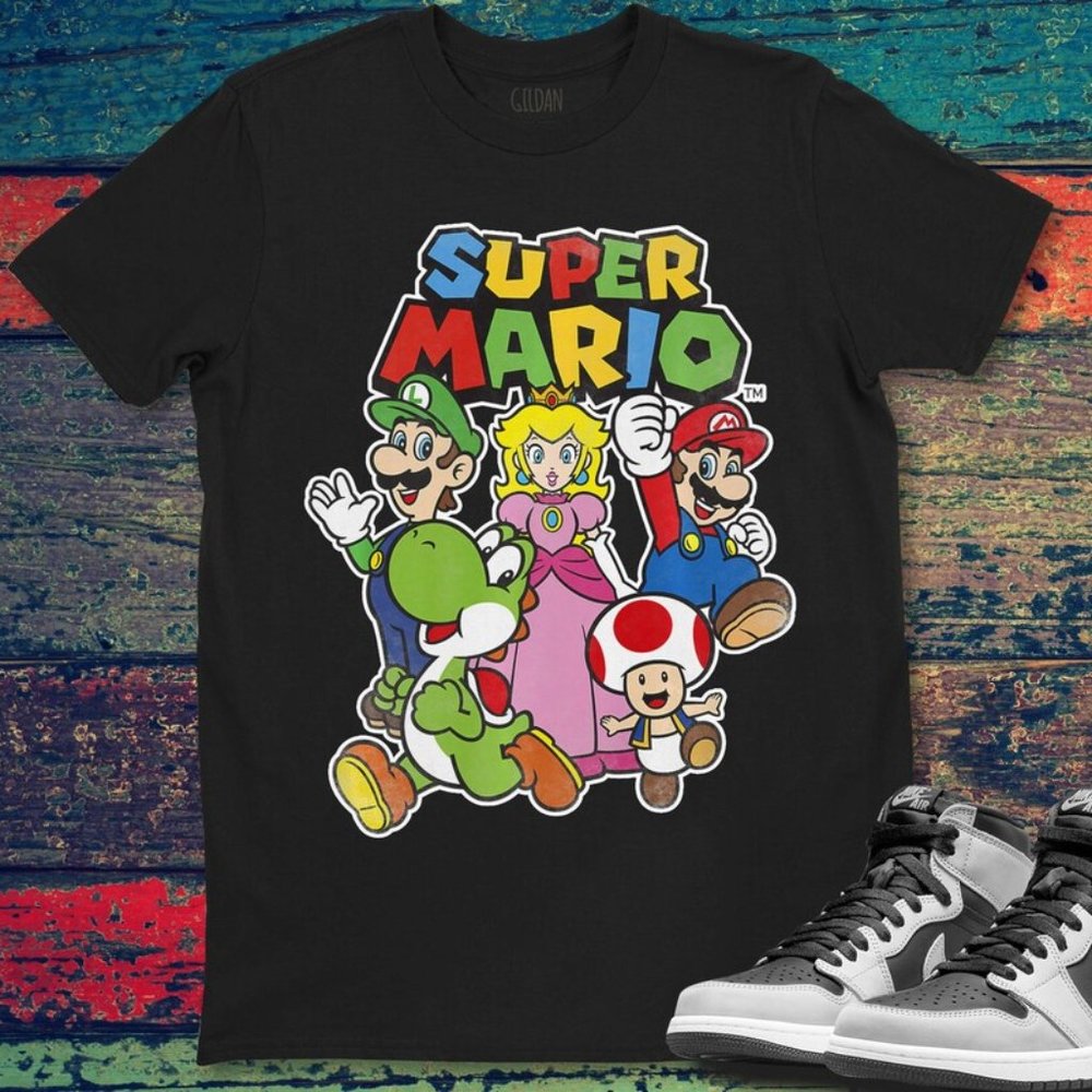 Super Mario Funny Bros Gaming Super Mario Funny Unise… - Gem